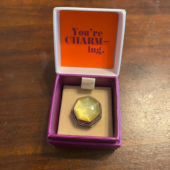 Lori Bonn | Jewelry | Lori Bonn Sterling Silver Gold Quartz Slide Charm ...